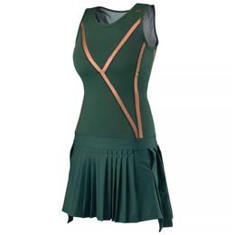 Head Performance CT Damen Gr&uuml;n Tennis Kleid