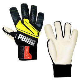 Puma Ultra Grip 1 Hybrid Pro Herren Schwarz/Gelb Torwarthandschuhe