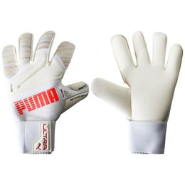 Puma Ultra Grip 1 Hybrid Pro Herren Wei&szlig;e Torwarthandschuhe
