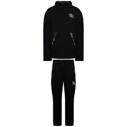 Born Rich Foletti Herren Schwarz Trainingsanzug