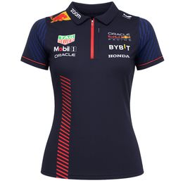 Castore Red Bull Racing F1 Team Damen Polohemd in Marineblau