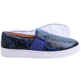 Vionic Demetra Snake Damen Blaue Schuhe