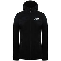 New Balance Logo Herren Schwarze Softshelljacke