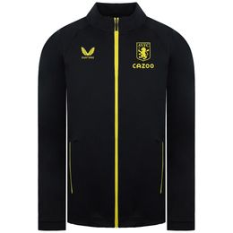 Castore Aston Willa Schwarze Trainingsjacke f&uuml;r Herren