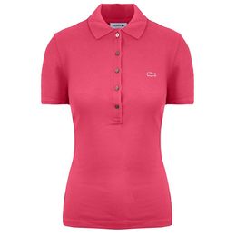 Lacoste Slim Fit Damen Pink Polohemd