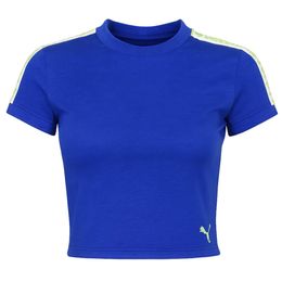Puma x Rihanna Fenty Damen Blaues Crop Top