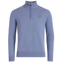 Lyle & Scott Lyle & Scott Lambswool Herrenblau Pullover