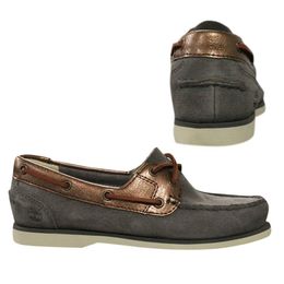 Timberland Earthkeepers Classic Womens Boat Schuhe Deck Wildleder Schn&uuml;rung A1C2H Z23B