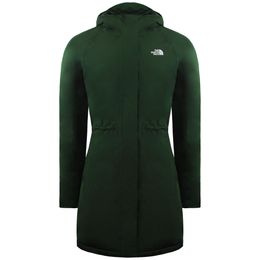 The North Face Wiederverwertete Brooklyn Damen Gr&uuml;n Parka Jacke
