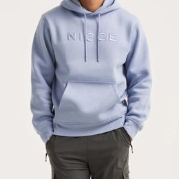 Nicce Mercury Herren-Kapuzenpullover, hellblau
