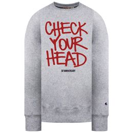 Champion x Beastie Boys Herren Grauer Pullover