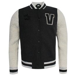 Vans Off The Wall Universit&auml;ts Herren Schwarz/Wei&szlig; Bomberjacke