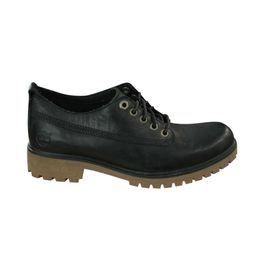 Timberland Womens Lyonsdale Schn&uuml;rung Oxford Schuh schwarz a11wa b81a