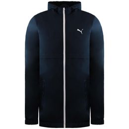 Puma Solid Herren Windbreaker-Jacke in dunklem Schiefergrau