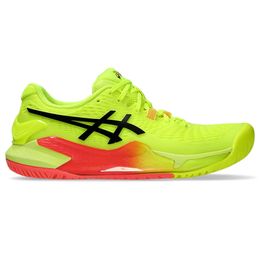 asics Gel-Resolution 9 Paris Damen Gelbe Tennisschuhe