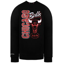 Mitchell & Ness Mitchell & Ness NBA Chicago Bulls Wind City Schwarzer Pullover
