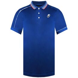 asics Classic Herren Polo-Shirt in Marineblau f&uuml;r Tennis