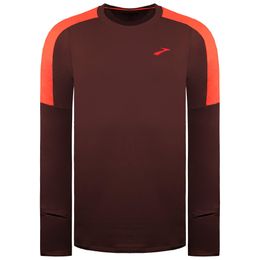 Brooks Notch Thermal 2.0 Burgunderrotes Laufoberteil f&uuml;r Herren