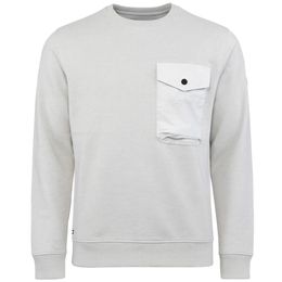 Weekend Offender Kesey Herren Silberner Pullover