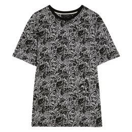 Ted Baker &ndash; Tenant &ndash; Schwarzes AOP-T-Shirt f&uuml;r Herren