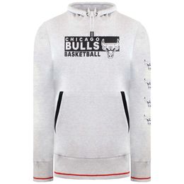 NBA Chicago Bulls Herren-Basketball-Hoodie, Grau