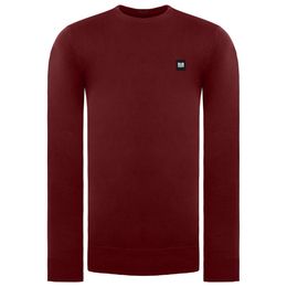 Weekend Offender Silver Herren Pullover in Tiefweinrot