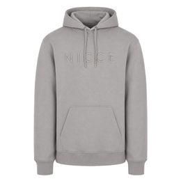 Nicce Mercury Herren Kapuzenpullover Stein-Grau