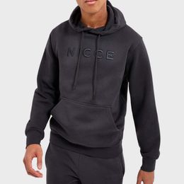 Nicce Mercury Herren Kapuzenpullover in Kohle