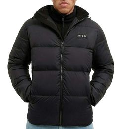 Nicce Expo &ndash; Schwarze Steppjacke f&uuml;r Herren
