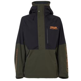 Oakley TNP Lined Herren Schwarz/Gr&uuml;ner Shell-Jacke