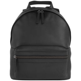 Lyle & Scott Lyle & Scott Premium Leder Schwarzer Rucksack