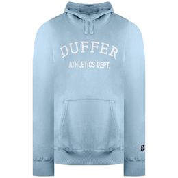 Duffer Locker Herren Hoodie Blau Melange