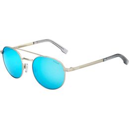 Boll&eacute; Boll&eacute; OVA Blau Polarisierte Silberne Sonnenbrille