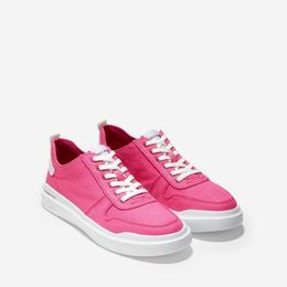 Cole Haan GRANDPRO RALLY Damen Baumwoll-Turnschuhe Rot