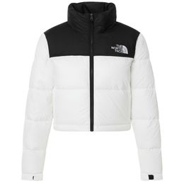 The North Face Nuptse Short Damenjacke Wei&szlig;