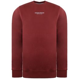 Weekend Offender Logo Herren Dunkelroter Pullover