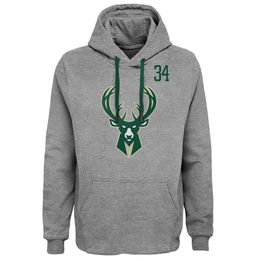 NBA Milwaukee Bucks 34 Giannis Antetokounmpo Herren Ziegen-Hoodie