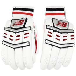 New Balance TC Pro Erwachsene Herren Wei&szlig;e Cricket Schlaghandschuhe
