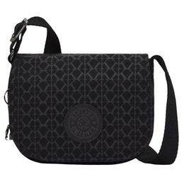 Kipling Loreen Mini Signature Damen Schwarz Umh&auml;ngetasche