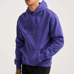 Nicce Mercury Herren-Kapuzenpullover, Violett