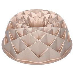 Birkmann Gugelhupfform Contoura, Gold, Metall, rund, 9.5 cm, antihaftbeschichtet, Backen, Backformen, Gugelhupfformen