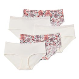 Tchibo - 5 Pantys - Damen - Gr. S - creme