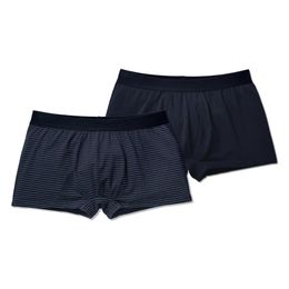 Tchibo - 2 Slipboxer - Herren - Gr. Xl/7 - blau/gestreift