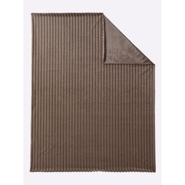 HEINE HOME Witt Plaid, braun, Gr&ouml;&szlig;e 40x40 cm - 2-St&uuml;ck-Pckg.