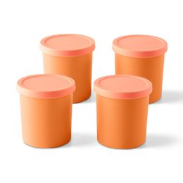 Tchibo - 4 Gefrierbeh&auml;lter - orange