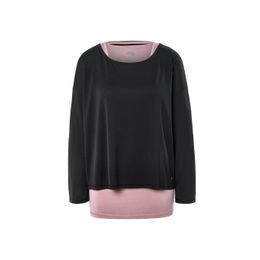 Tchibo - 2-in-1-Sportshirt - Damen - Gr. M - schwarz