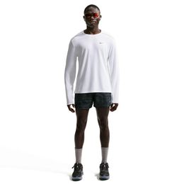 Nike Miler Dri-Fit UV Long Sleeve Bekleidung Herren wei&szlig; M