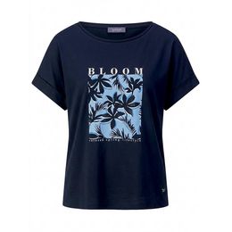 Basler - Rundhals-Shirt, blau, Gr. 40 / M - Baumwolle