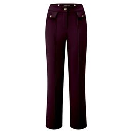 Fadenmeister Berlin - Straight Fit-7/8 Hose, rot, Gr. 46 / L