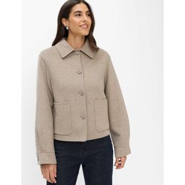 Brax Damen Jacke Style HANNAH warm greige, hellbraun, Gr. 42